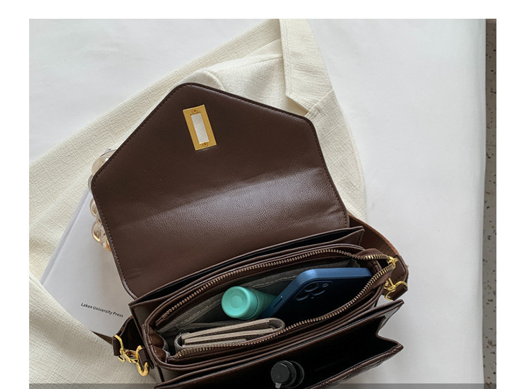 Дамска квадратна чанта от еко кожа с дълга дръжка Badu Bg