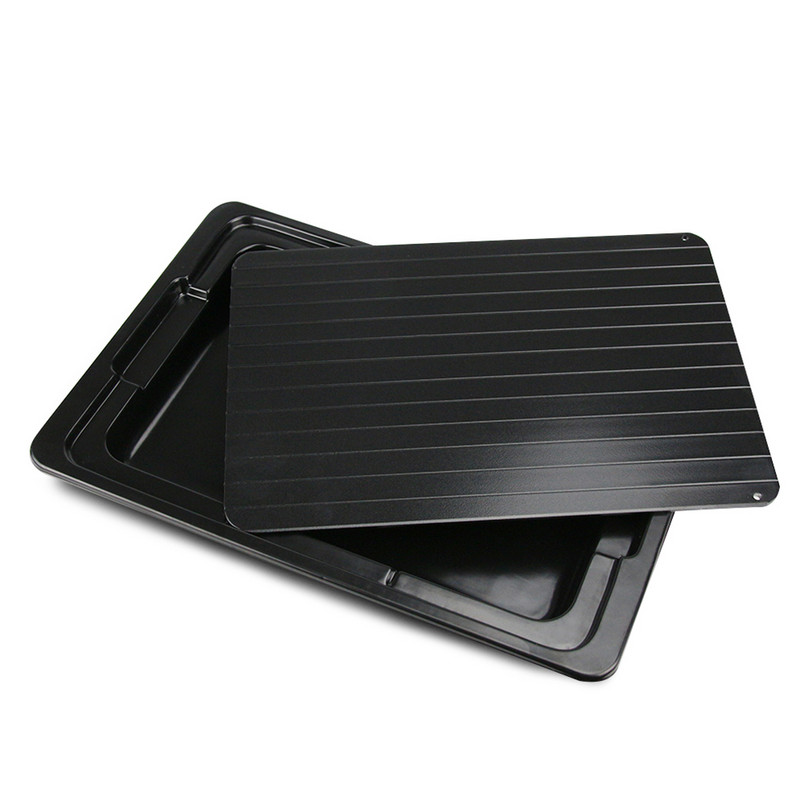 Мултифункционална тава за бързо размразяване от 2 бр Издръжлива практична класическа замразена