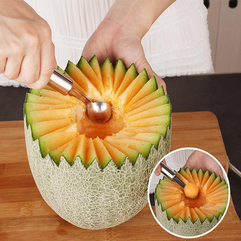 6 бр компл 430 неръждаема стомана Комплект инструменти за плодове Нож за плодове Корер Нож за