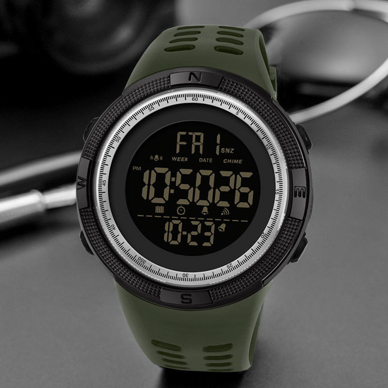 Badu.gr Ανδρικά αθλητικά ρολόγια μάρκας SANDA Ψηφιακό ρολόι Ηλεκτρονικό LED ανδρικό ρολόι καρπού ...
