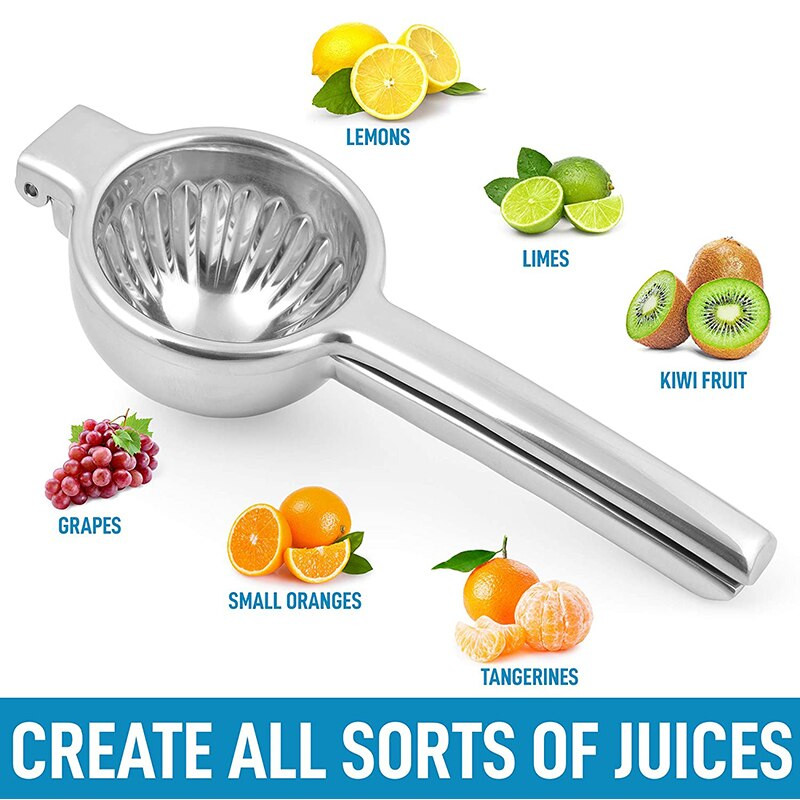 Badu Bg Първокласна лимоноизстисквачка от неръждаема стомана тежка масивна метална купа за