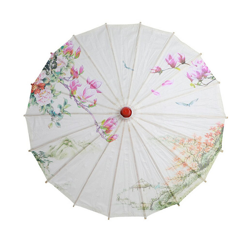 Badu.bg Китайски копринен плат Art Umbrella Копринен плат Чадър ...