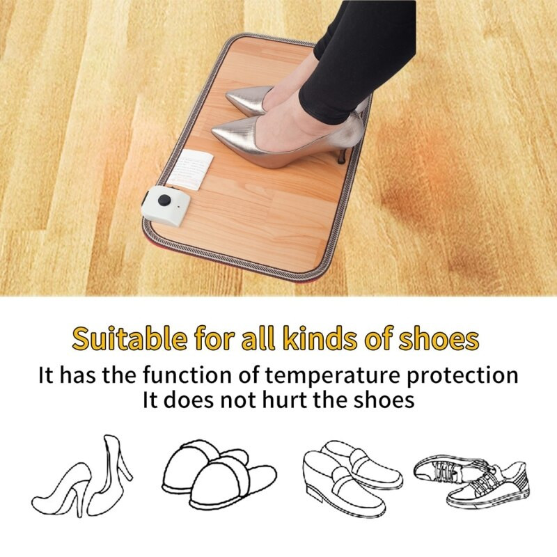 Badu Bg Електрически нагреваеми подови постелки Под бюрото Подгряваща нагревател за крака