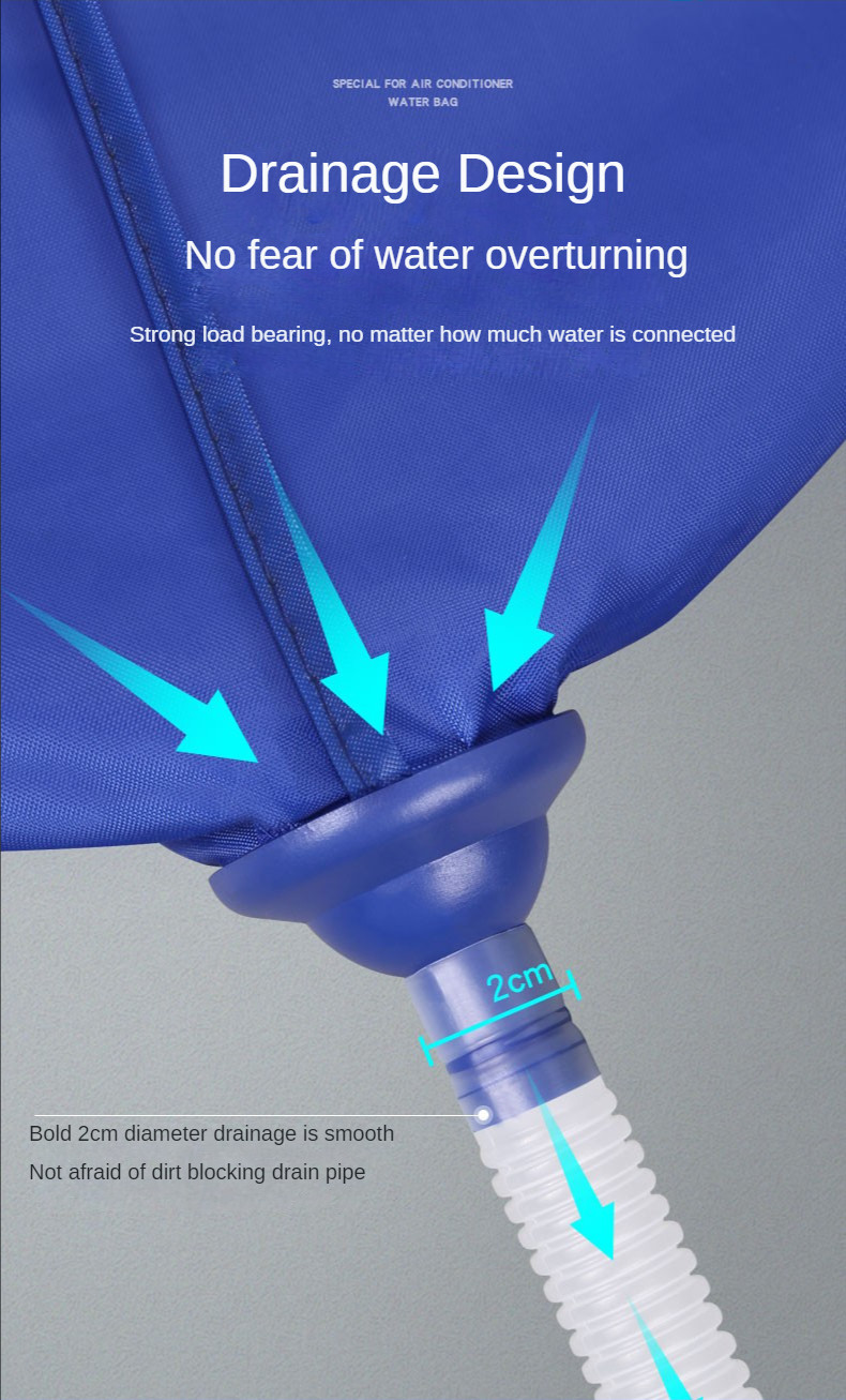 Badu.gr Νέο Αδιάβροχο Κάλυμμα Καθαρισμού Κλιματιστικού PVC με Κρεμαστό Κλιματιστικό Σωλήνα νερού ...