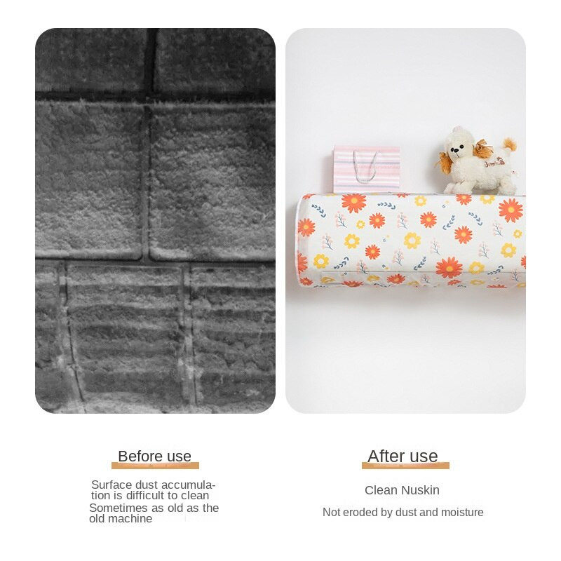 Badu Bg Удебелен капак за прах на климатик Висящ тип капак за климатик Прахозащитен капак за