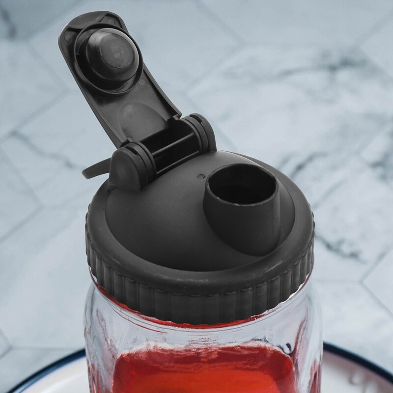 Baduglobal.ro Capace pentru borcane Mason - Pachet de 4 capace pentru ...