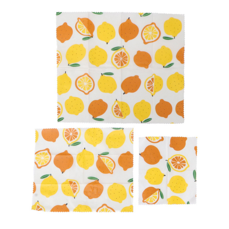 Badu Bg 3 бр Свежосъхраняващи кърпи за многократна употреба Опаковъчни кърпи за консервиране на