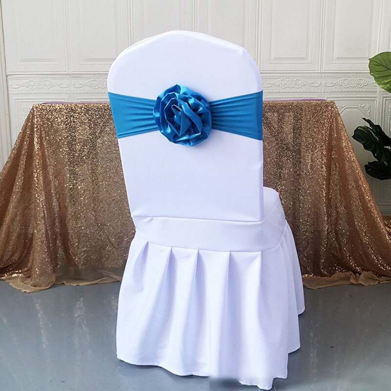 Badu Bg 5 бр Еластични полиестерни ленти за столове с лък разтегателна лента за стол за банкет