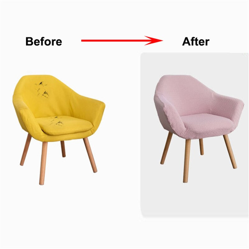 Badu Bg Скандинавска извита калъфка за стол Жакард Спандекс Високо наклонен акцент Калъфки за