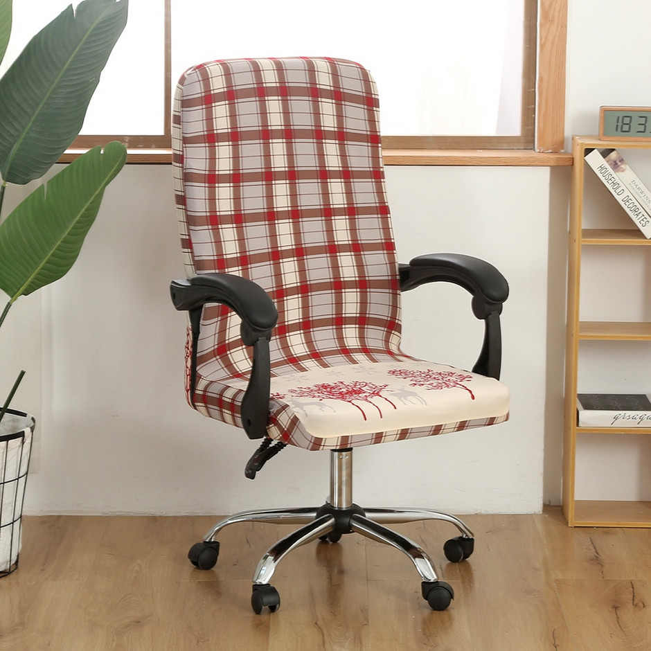 Baduglobal.ro Huse pentru scaune elastice imprimate, elastice, rotative ...