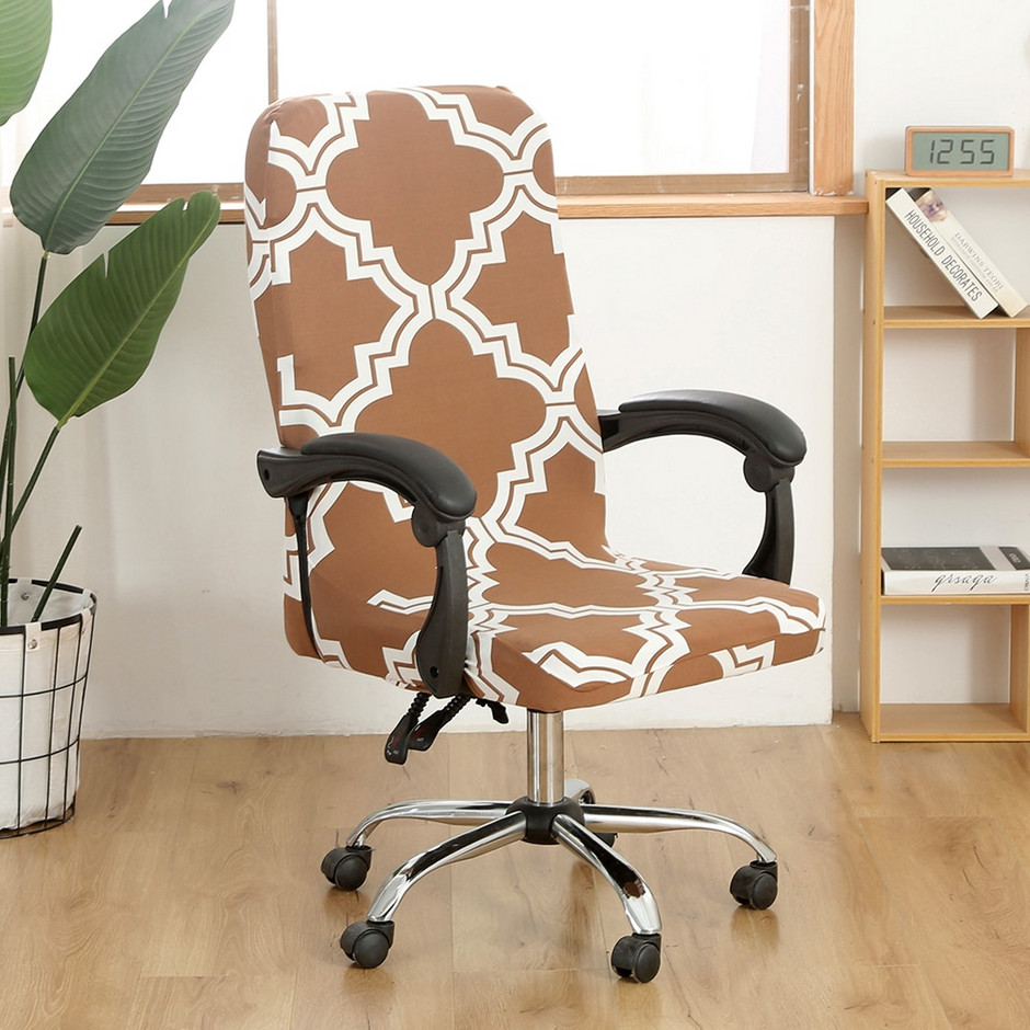 Baduglobal.ro Huse pentru scaune elastice imprimate, elastice, rotative ...