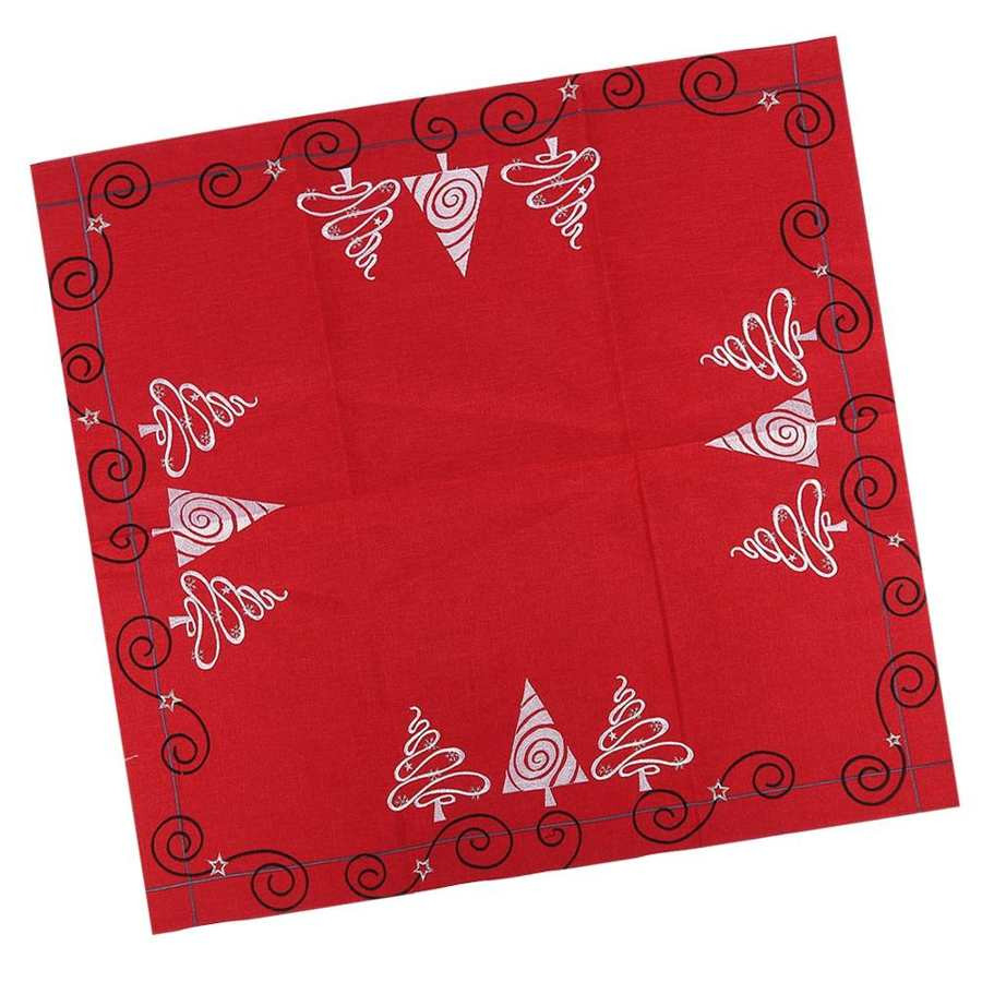 Badu.bg салфетка Полиестерни салфетки Коледни елхи Шаблони за бродерия Маса Пътека Декорация за ...