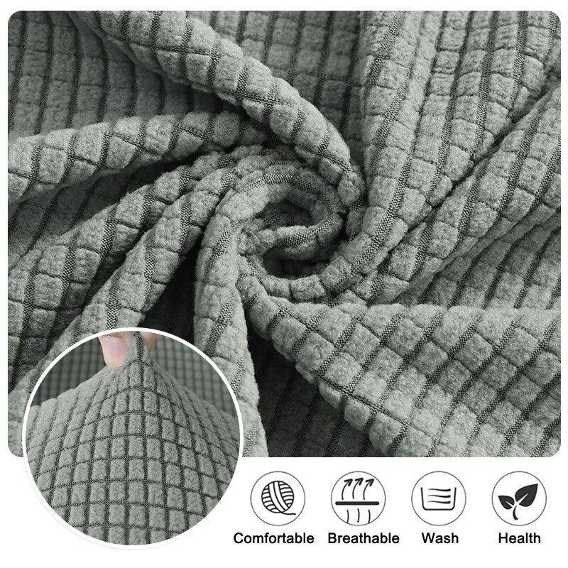 Badu Bg Водоустойчив калъф за игрални столове Разтегливи миещи се калъфи за столове от поларен