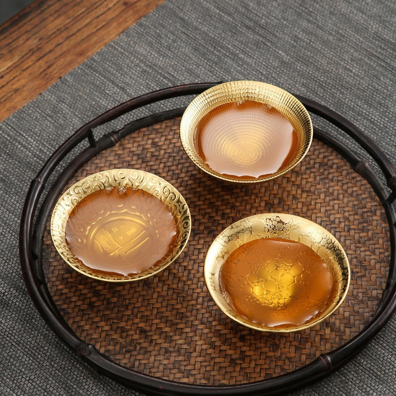 Badu.bg Винтидж позлатена чаша за чай Керамична чаша за чай Китайски ...