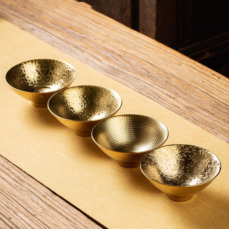 Badu.bg Винтидж позлатена чаша за чай Керамична чаша за чай Китайски ...