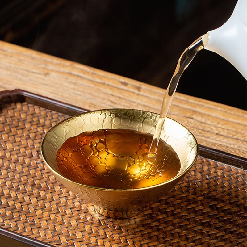 Badu.bg Винтидж позлатена чаша за чай Керамична чаша за чай Китайски ...