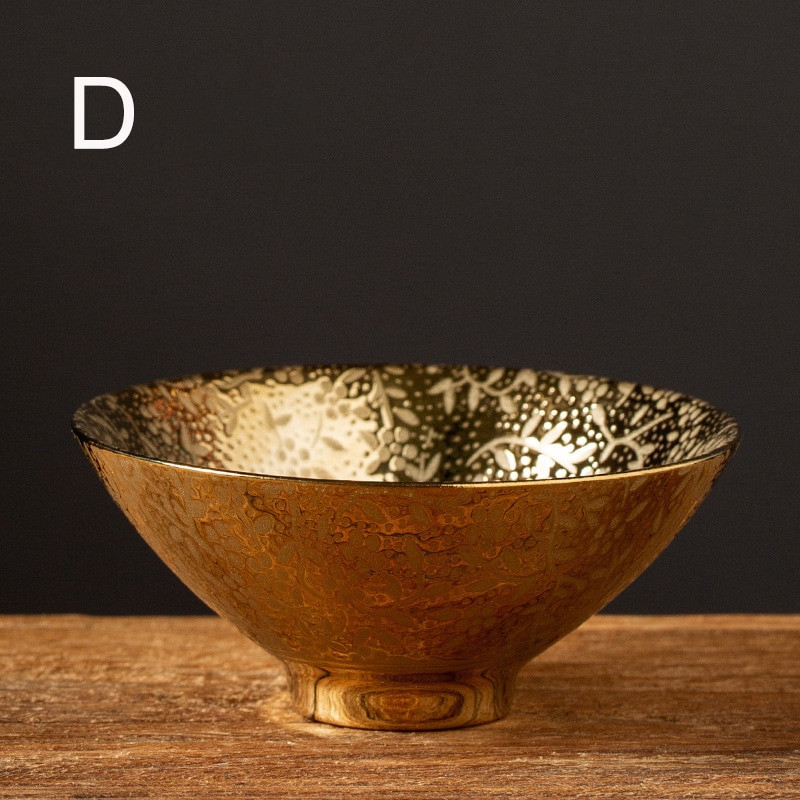 Badu.bg Винтидж позлатена чаша за чай Керамична чаша за чай Китайски ...