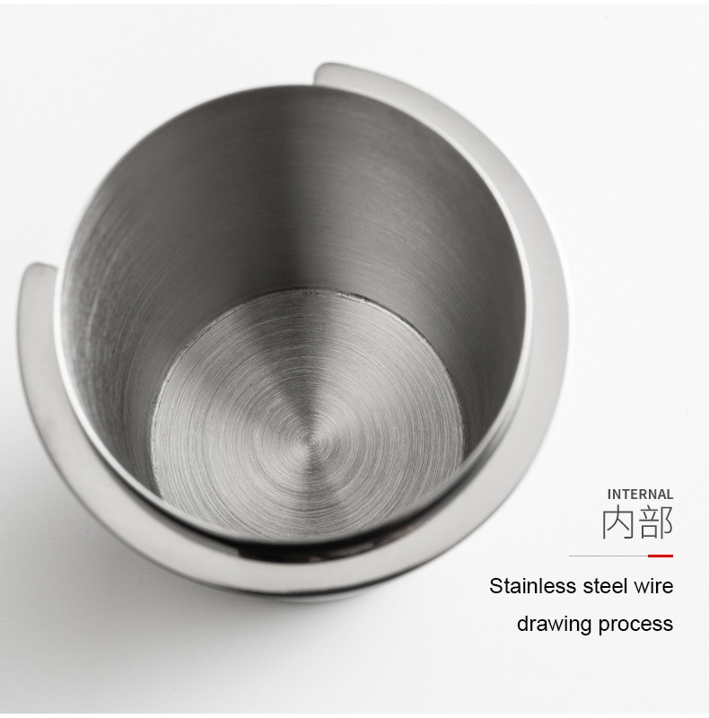 Badu Bg Cafedekona неръждаема стомана Дозираща чаша кафе чаша за смъркане на прах Устройство за