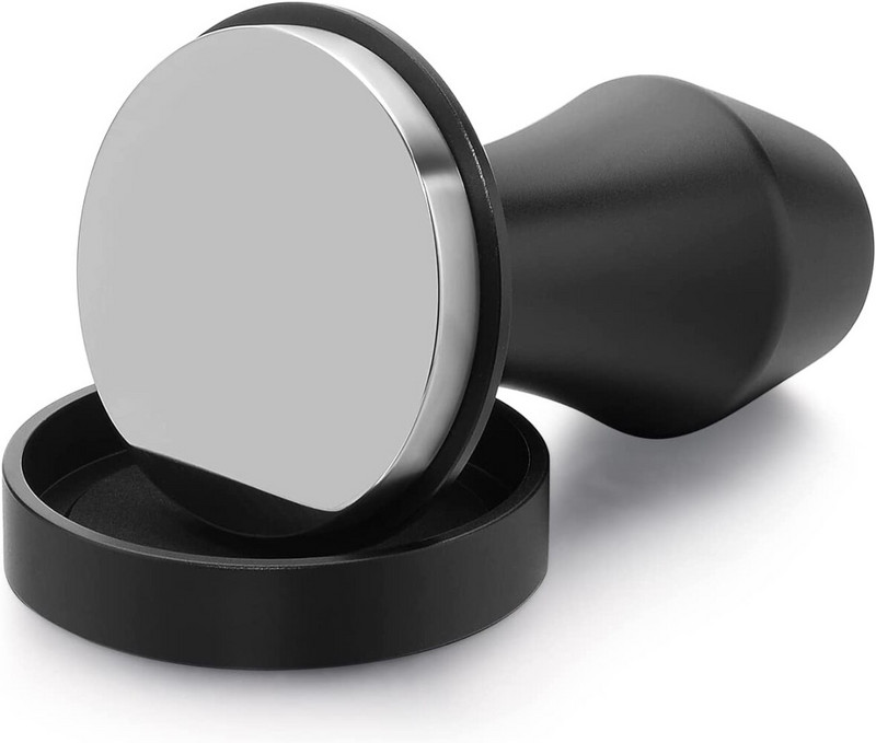 Badu.bg Тампер за кафе 54 mm Пружинен тампон с плоска основа с 15lb ...