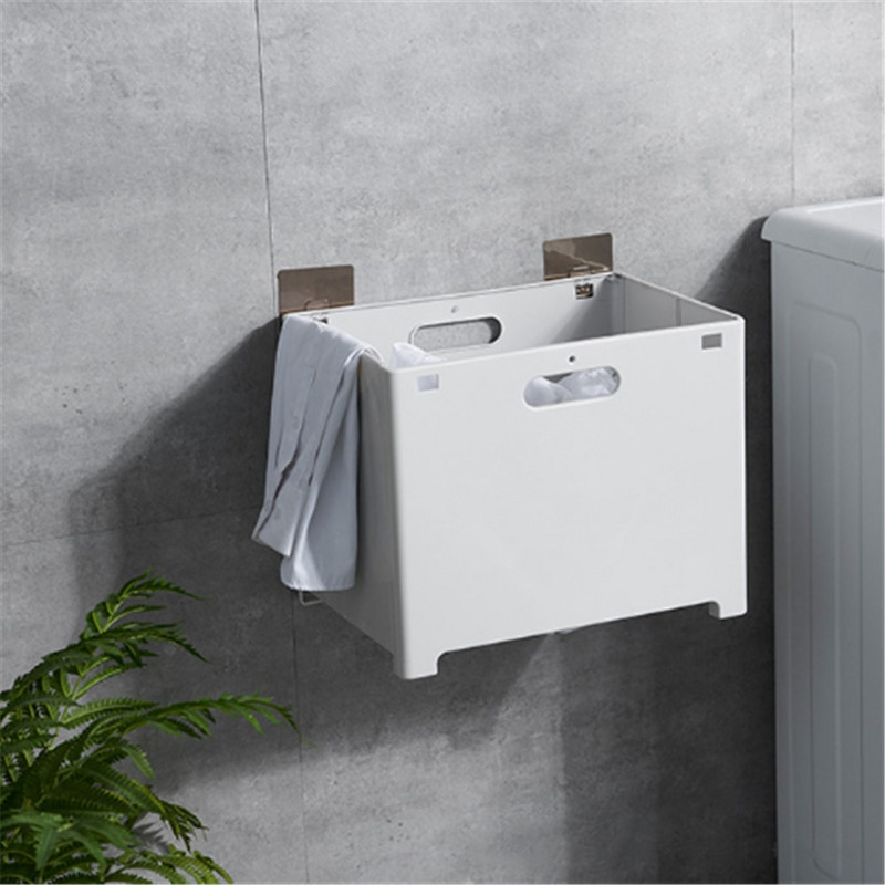 Baduglobal.ro Coș de rufe pliabil coș pătrat de depozitare pe perete ...