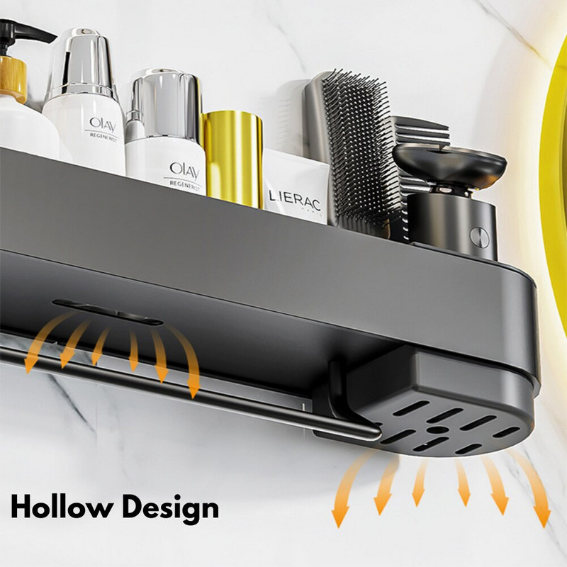 Badu Bg Рафт за баня Ъглови рафтове без пробиване Козметичен шампоан Душ Стойка за съхранение