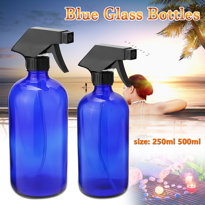 Badu Bg Кафяв стъклен дозатор за сапун 250 мл 500 мл бутилка за доставка в банята за шампоан душ