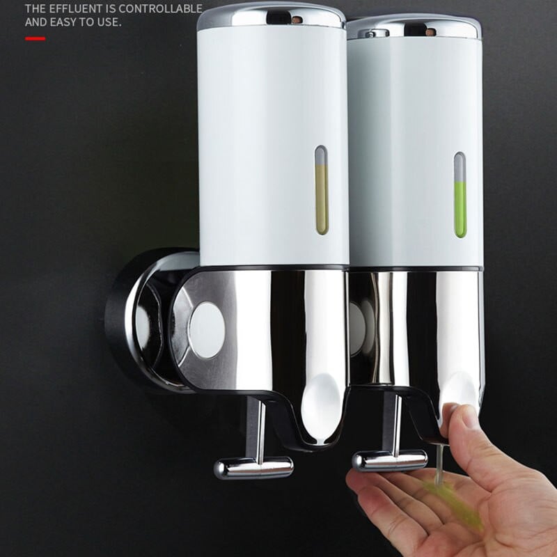 Badu.gr Επιτοίχια αντλία ντους Push Button Soap Dispenser Σαμπουάν ...