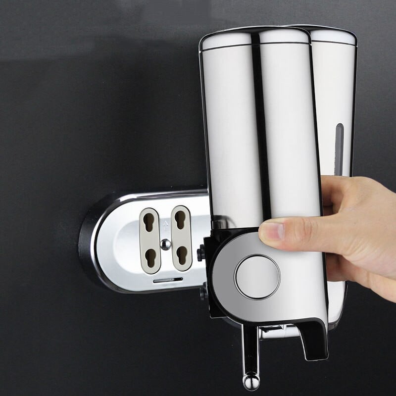 Badu.gr Επιτοίχια αντλία ντους Push Button Soap Dispenser Σαμπουάν ...