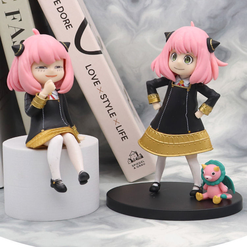 Badu.gr Anime Spy X Family Anya Forger Figure Model Cute Doll PVC Head ...