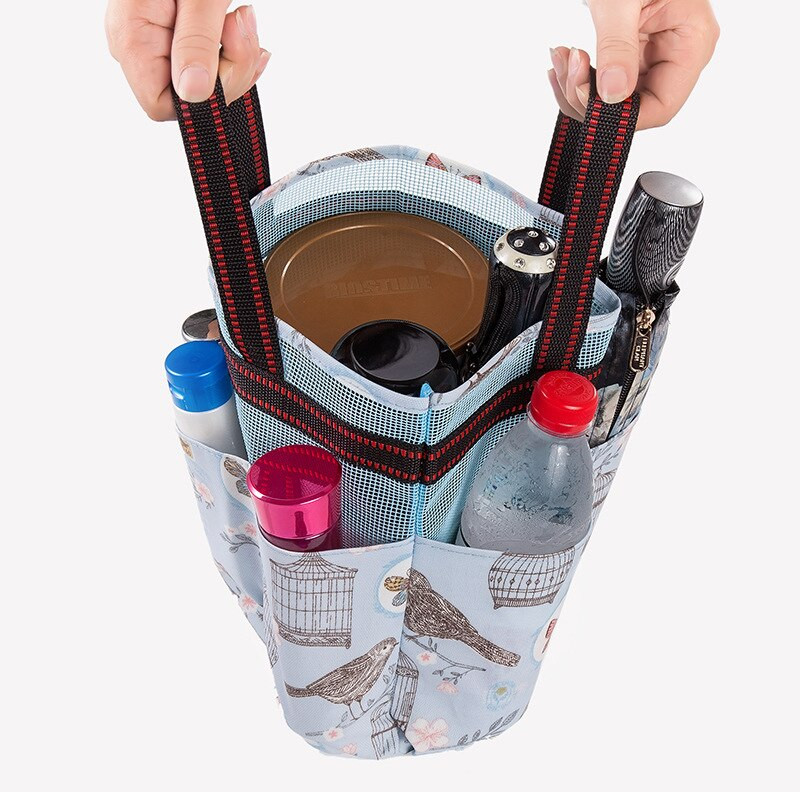 Badu Bg Бързосъхнещи чанти за съхранение на цветя за птици Висяща мрежеста чанта за баня Тоте за