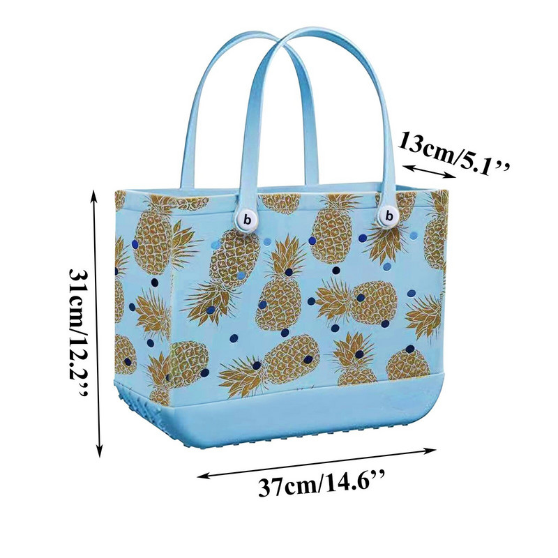 Badu.bg Големи размери гумени плажни чанти водоустойчиви пясъкоустойчиви външни EVA преносими ...