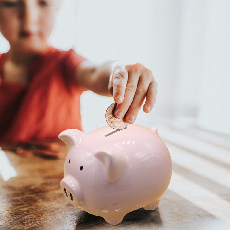 Badu Bg Касичка за деца Детска анимационна банка с монети с животни Касичка за пари за момичета