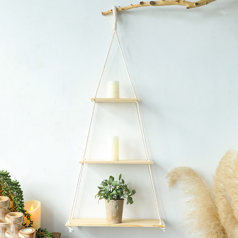 Baduglobal.ro Rafturi pe perete Raft de depozitare plutitor din lemn ...