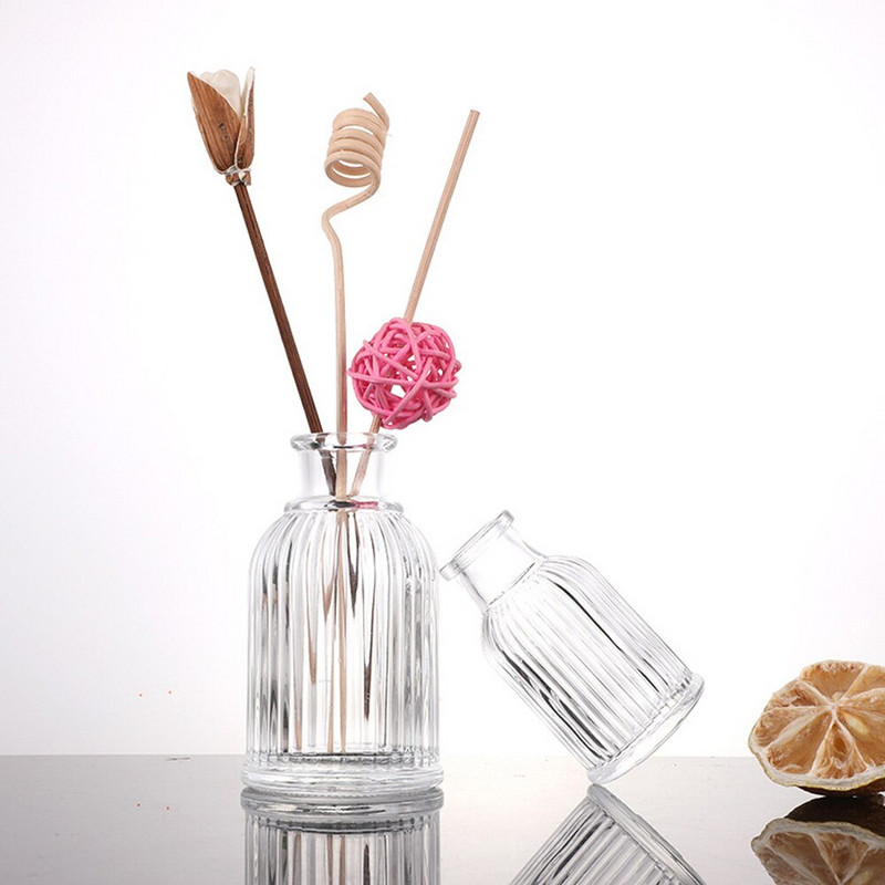 Badu Bg 50 Ml и 100 Ml празна супер бяла стъклена бутилка с форма на птича клетка стъклена