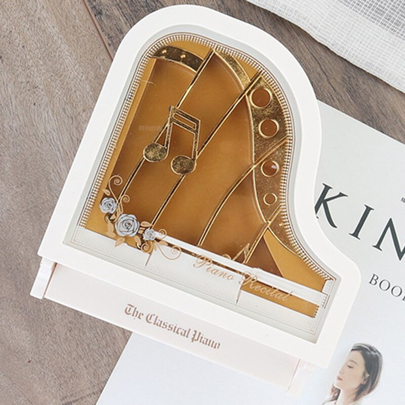Музикална кутия Винтидж креативен подарък Форма за пиано Музикална играчка Музикална кутия за