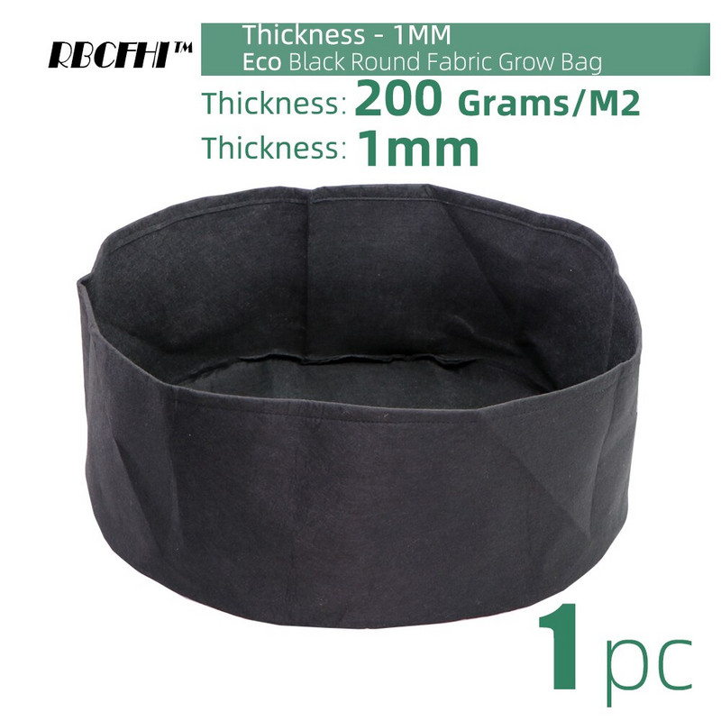 Badu Bg Rbcfhi 6 цвята 12 размера от 1 мм дебелина Кръгли чанти за отглеждане на плат Икономични