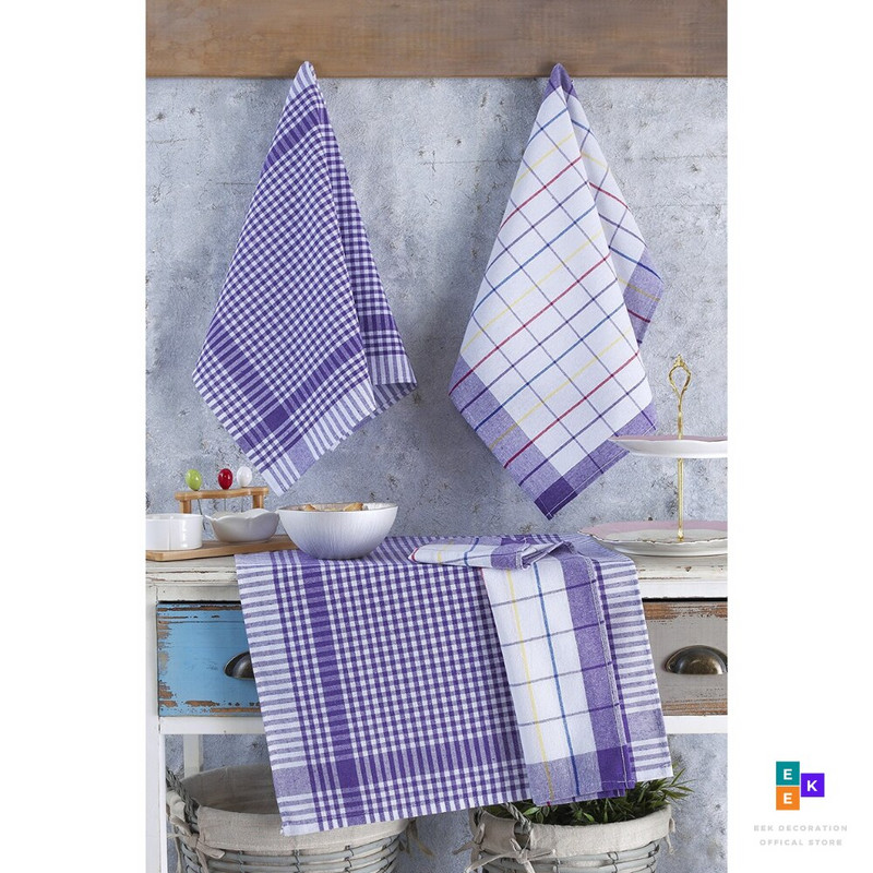Badu Bg 4 Pcs Супер абсорбираща микрофибърна кухненска кърпа за сушене