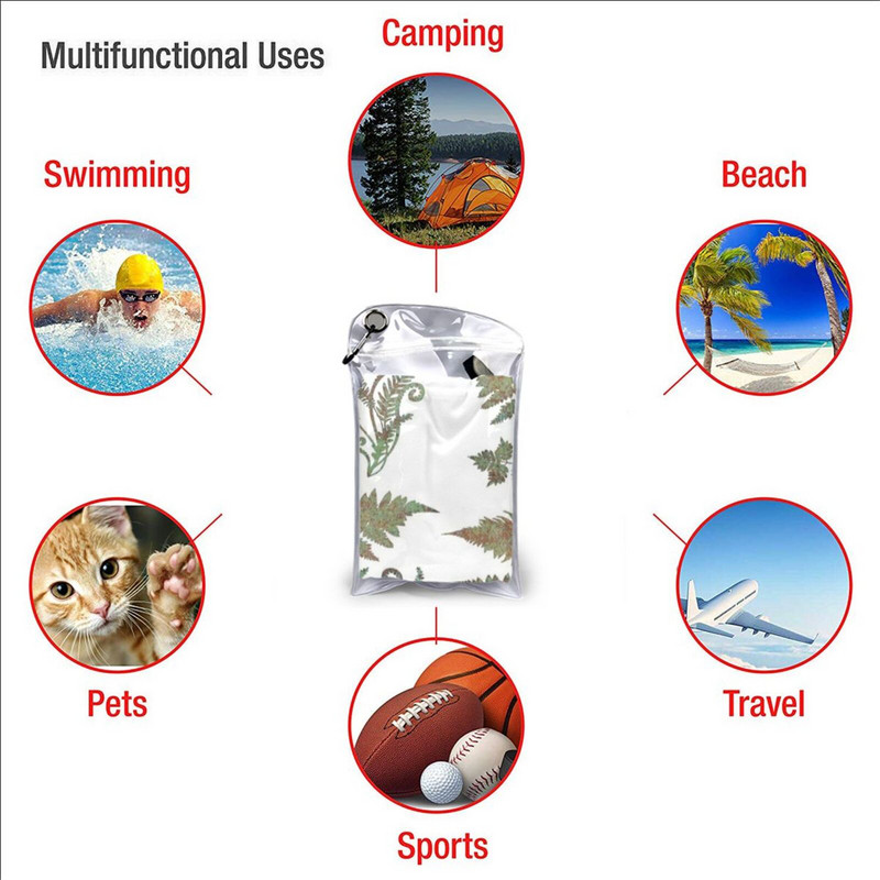 Fern Medoly Quick Dry Towel Gym Sports Bath Portable Manga Kawaii ...