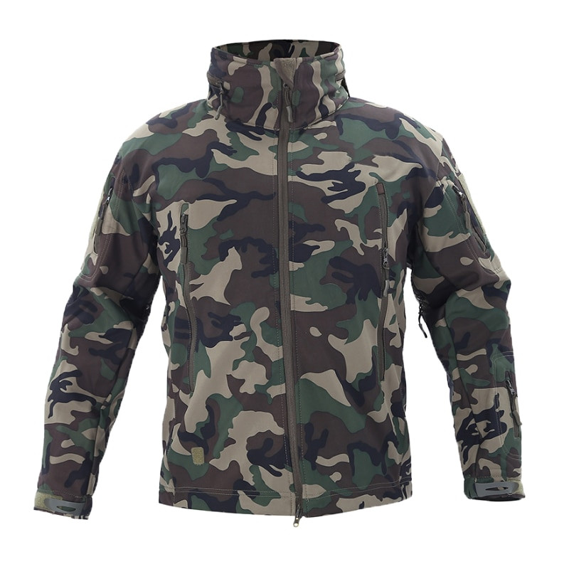 Badu Bg Зимно военно поларено яке Мъжки Soft Shell Тактическо