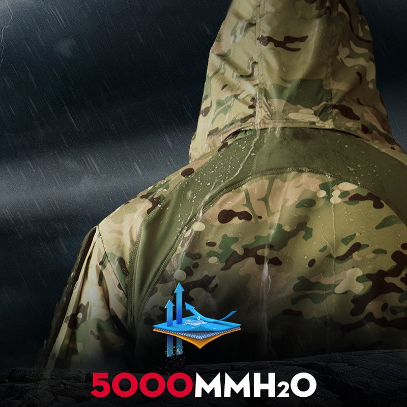 Badu Bg Mege Мъжко водоустойчиво военно тактическо яке Мъжко топла